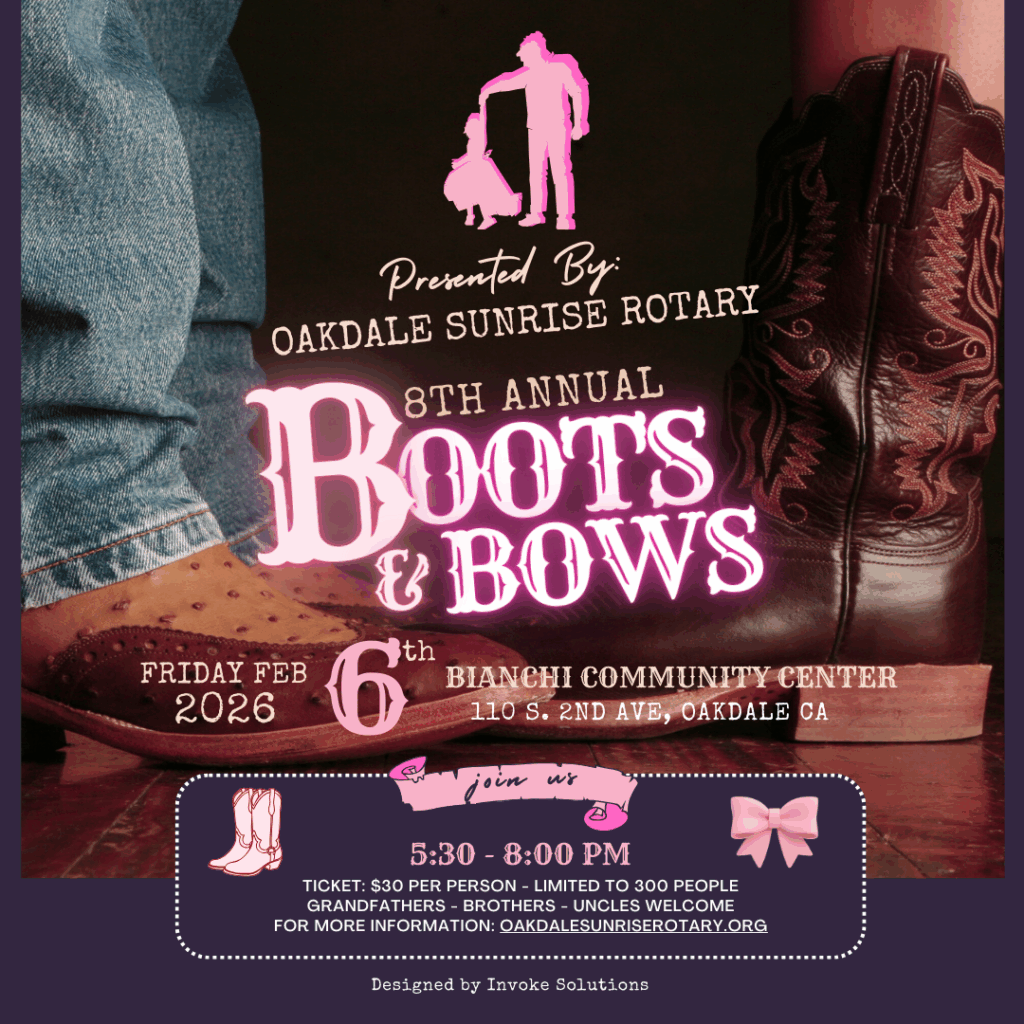 Boots and Bows Tickets - Oakdale Sunrise Rotary